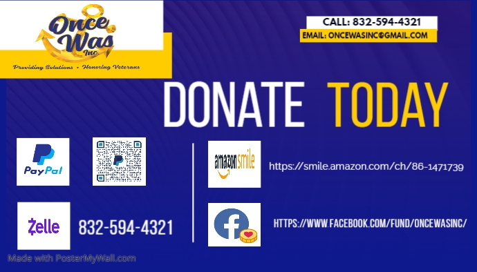 Copy of donate today business card | PosterMyWall