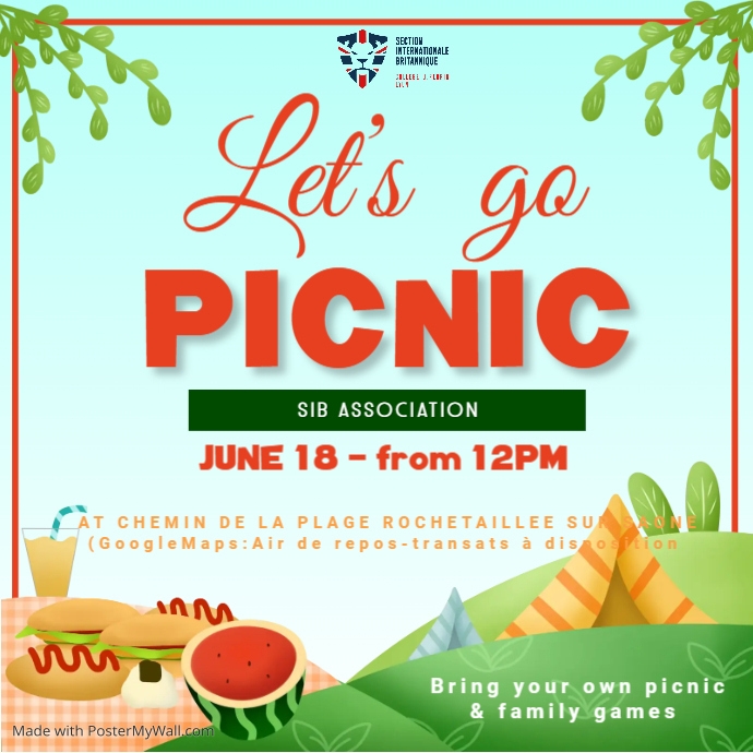 picnic day, picnic party,event | PosterMyWall