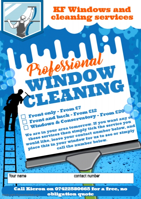 Copy of Copy of WINDOW CLEANING POSTER | PosterMyWall
