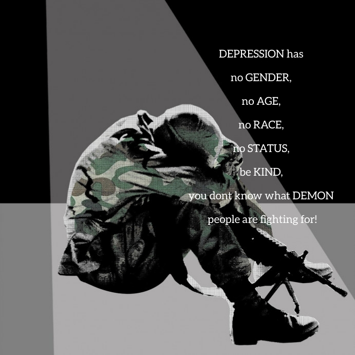 52 Depression Template | PosterMyWall