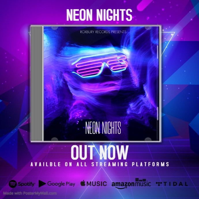 Copy of NEW SINGLE RELEASE NEW ALBUM RELEASE OUT NOW | PosterMyWall