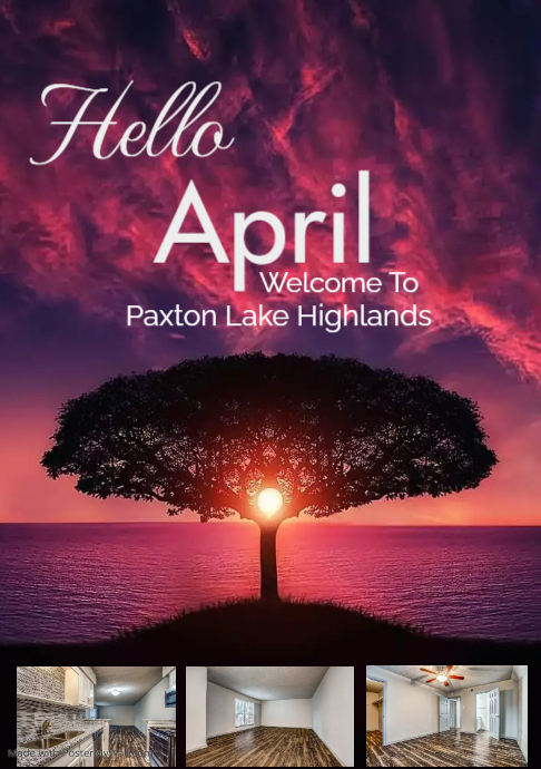 Hello April Flyer Poster | PosterMyWall