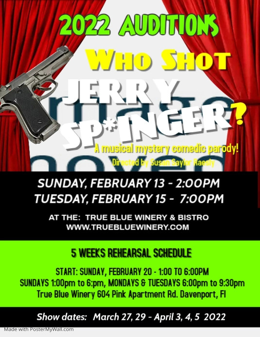 2022 Springer Auditions | PosterMyWall