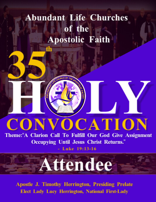 holy convocation (14) | PosterMyWall