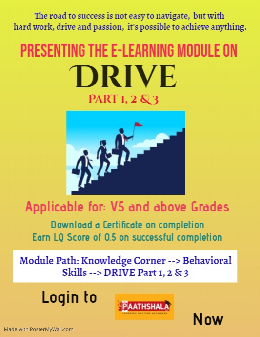 Drive E learning | PosterMyWall
