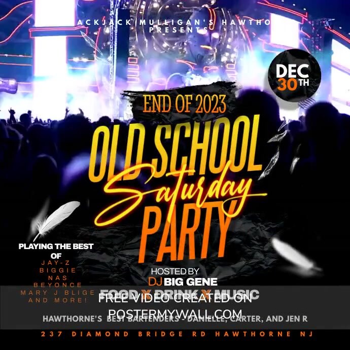 Saturday dj night party | PosterMyWall