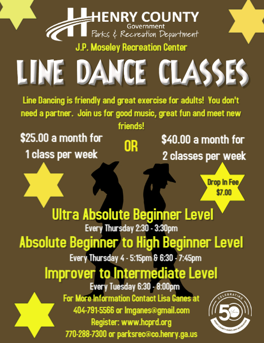 Copy of COUNTRY LINE DANCING LINE DANCING | PosterMyWall