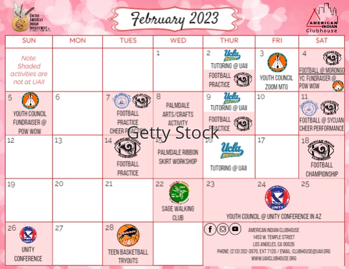 February 2023 calendar outreach | PosterMyWall