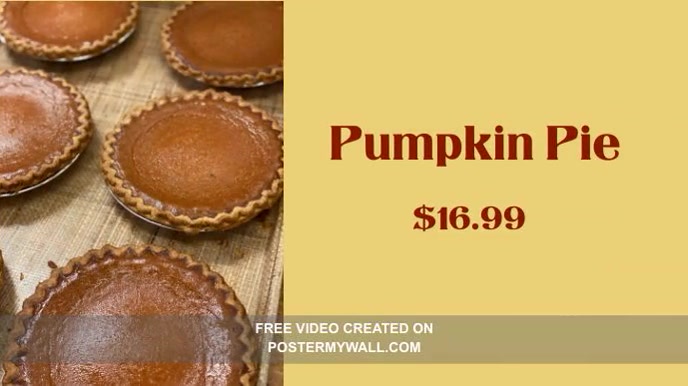 Copia de pumpkin-pie | PosterMyWall