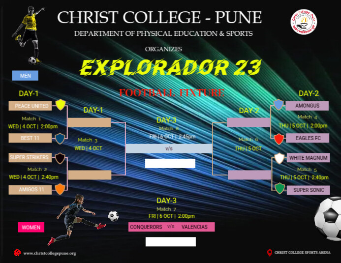 Copy of Football Match Schedule Template (3) | PosterMyWall