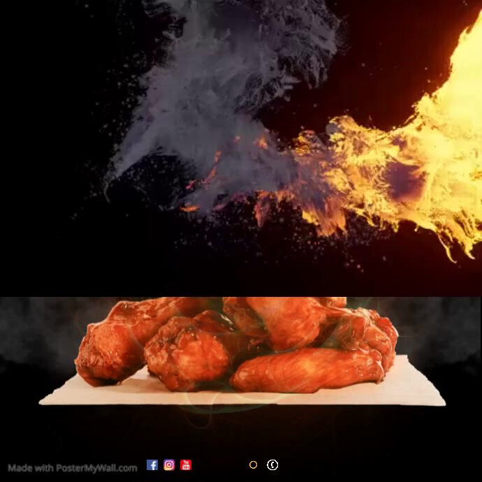 Special Fried Chicken Wings Advertisment | PosterMyWall