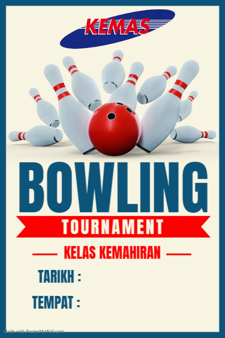 Copy of BOWLING POSTER | PosterMyWall