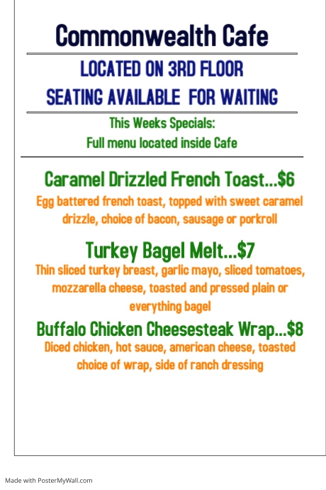 Copy of Copy of Menu Template | PosterMyWall