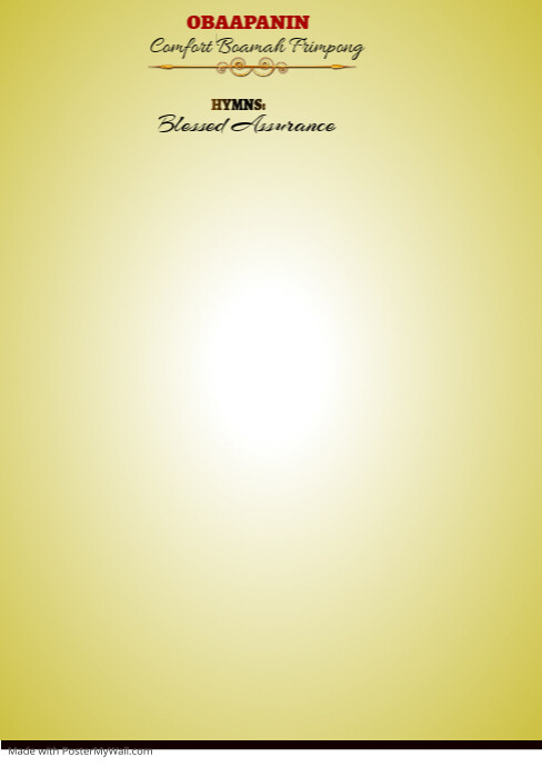 Funeral Poster Design Template | PosterMyWall