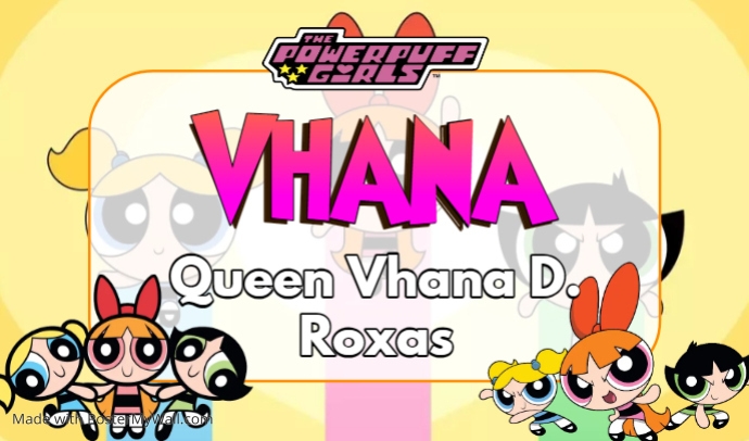 Powerpuff Girls Name Tag | PosterMyWall