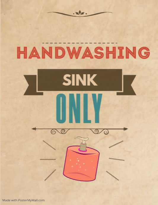 Handwashing sink | PosterMyWall
