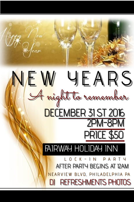NEW YEAR EVENT Template | PosterMyWall