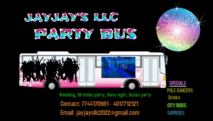 PARTY BUS | PosterMyWall