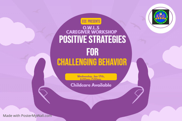 Purple support group landscape poster | PosterMyWall