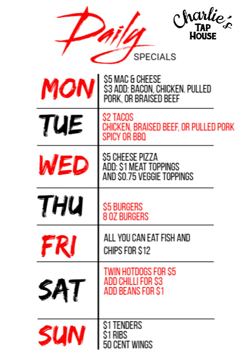 Daily Specials Menu Tabloid template (1) | PosterMyWall