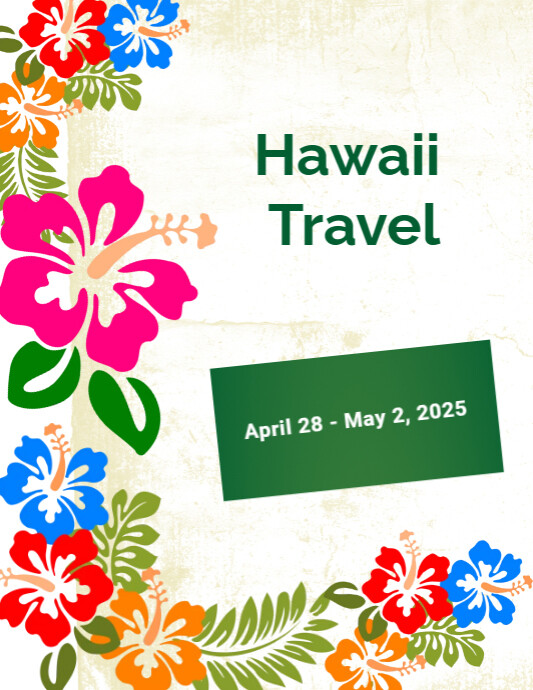 Copy of Lei Day Celebration Flyer Template | PosterMyWall