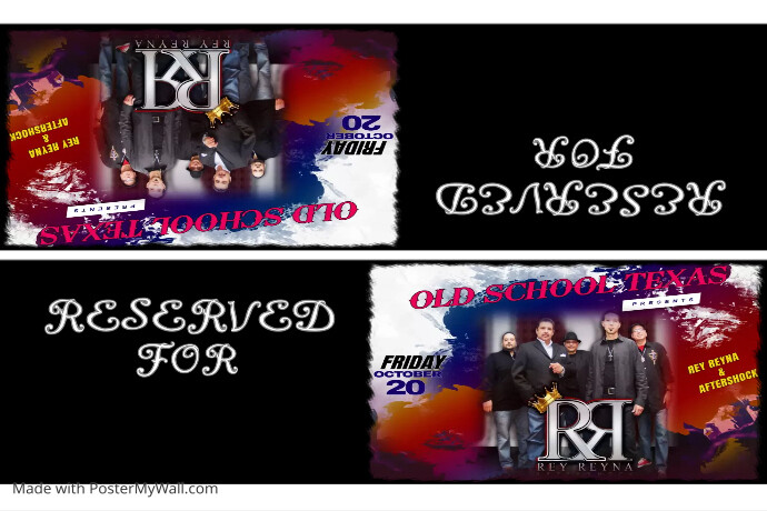 Fancy Reserved Sign | PosterMyWall