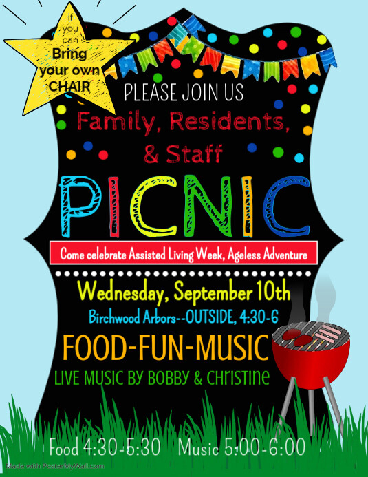 BOOSTER CLUB BBQ PICNIC FLYER | PosterMyWall