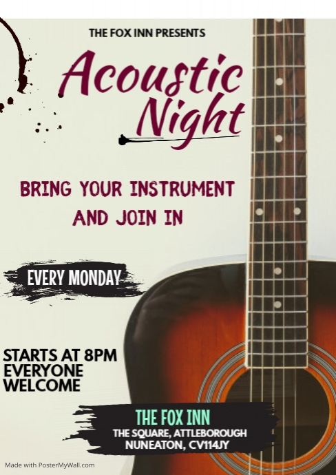 Copy of ACOUSTIC NIGHT | PosterMyWall