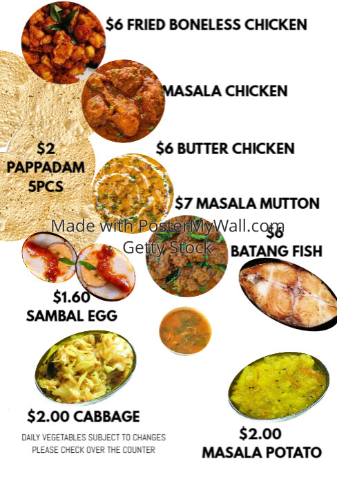 Food menu flyer | PosterMyWall