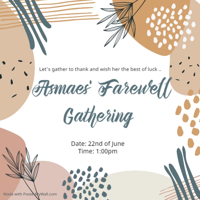 Thanks and farewell good bye | PosterMyWall