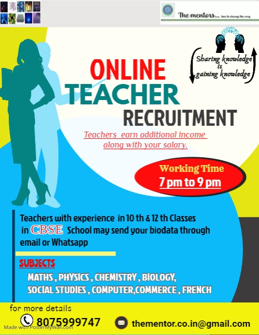 Teacher Recruitment Event Flyer | PosterMyWall