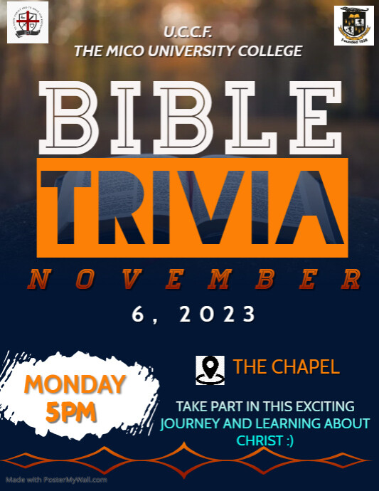 bible trivia | PosterMyWall