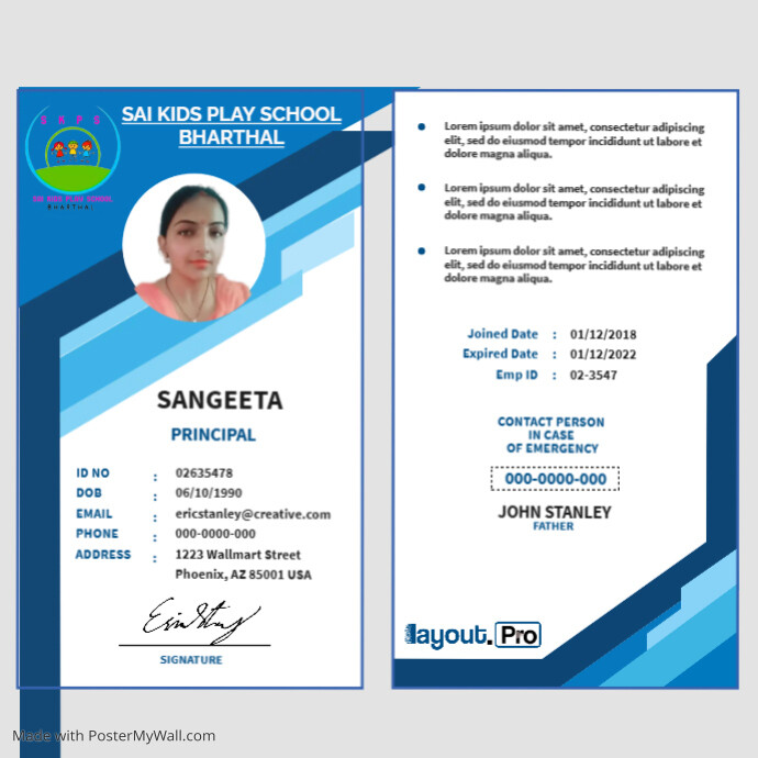 Portrait ID | PosterMyWall