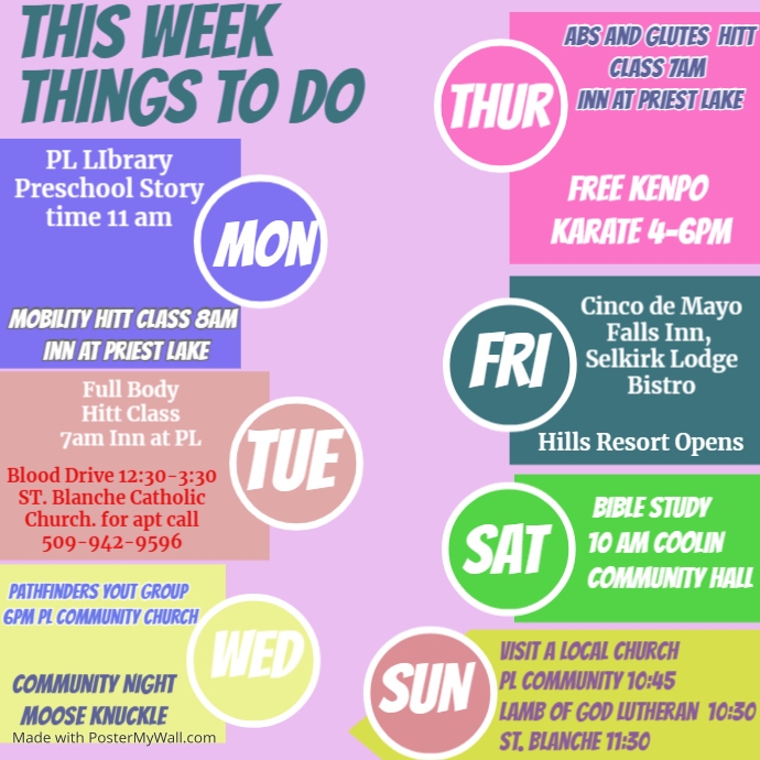 Schedules Flyer Template (1) | PosterMyWall