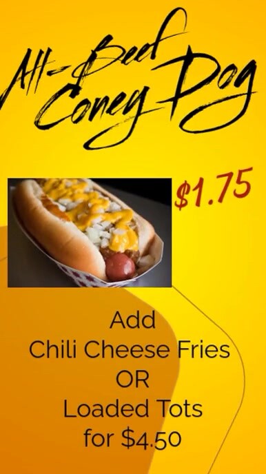 hot dog ad digital display video | PosterMyWall