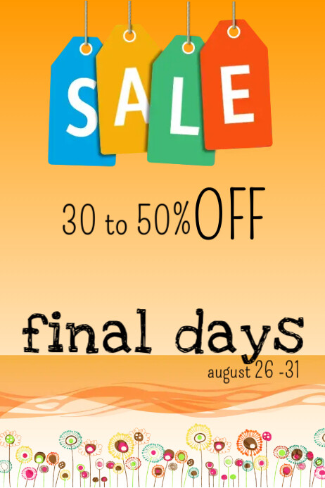 sale flyer Template | PosterMyWall