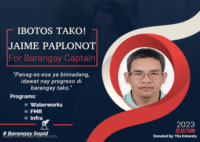 Election Campaign Post Card Design | PosterMyWall