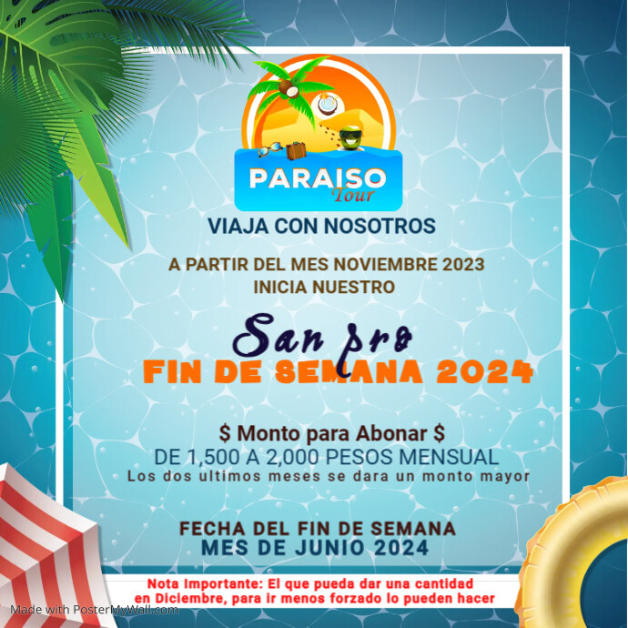 Pool Opening Party Instagram Post | PosterMyWall