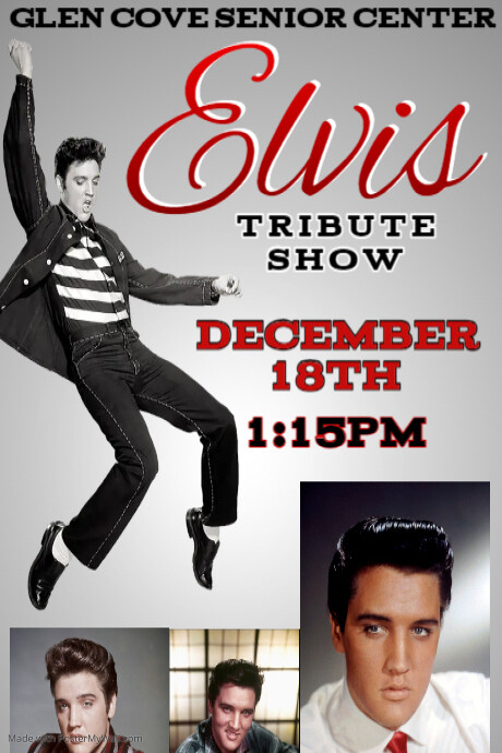 Elvis Tribute Show Poster | PosterMyWall
