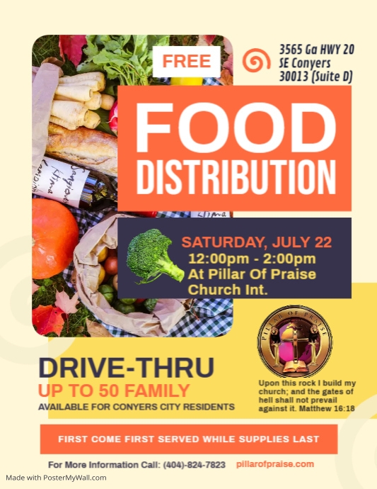 Copy of Food Distribution Flyer | PosterMyWall
