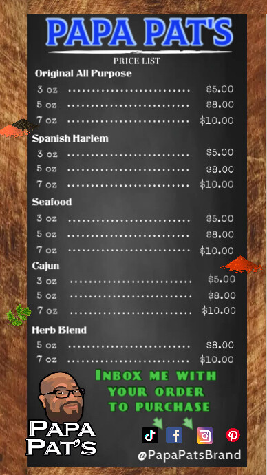 Brown Wooden Board Chalk Price List | PosterMyWall