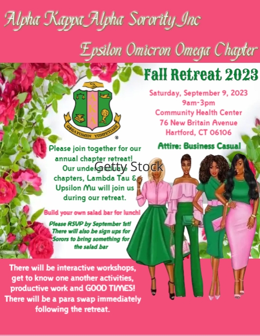 Epsilon Omicron Omega Chapter Retreat Flyer 2023 | PosterMyWall