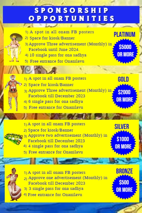 Band Sponsorship Program Poster (1) | PosterMyWall