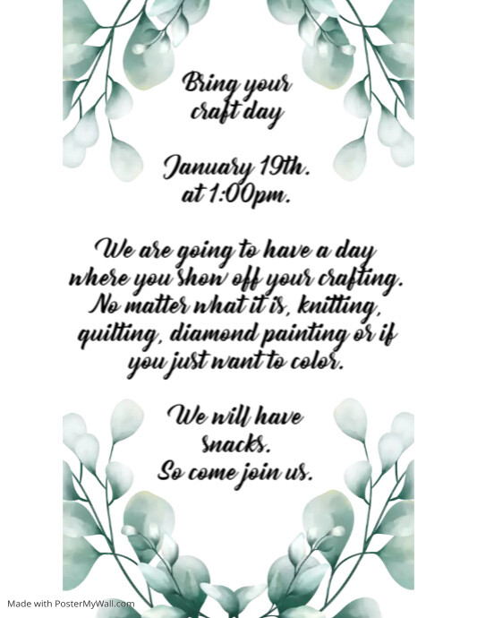 hello january | PosterMyWall