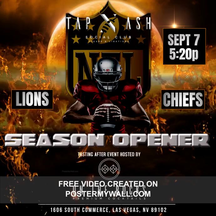 NFL FOOTBALL INSTAGRAM POST | PosterMyWall