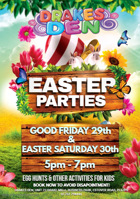 Easter Parties Poster | PosterMyWall