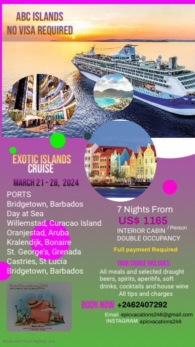 Copy of Exotic Islands - TUI ABC Islands March 2024 | PosterMyWall