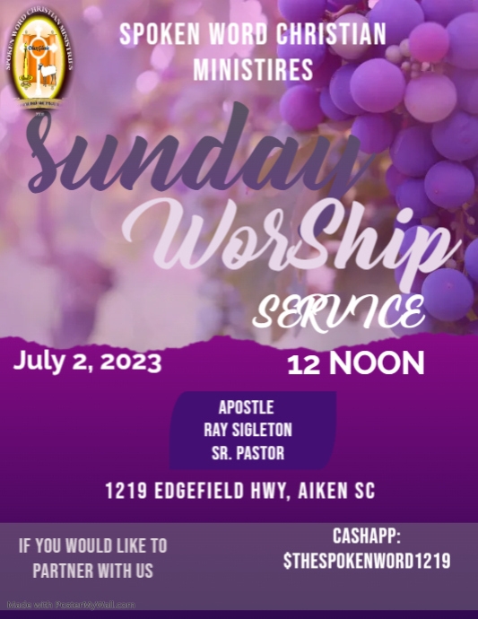 Copy of First Fruit Friday Church Event Flyer | PosterMyWall
