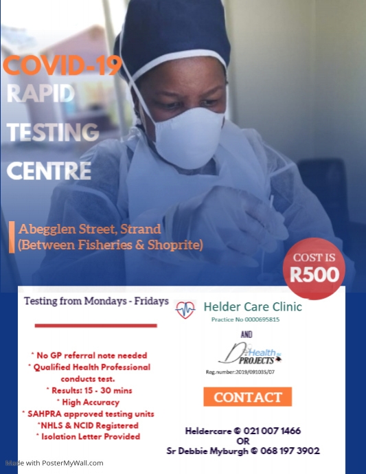 Copy of Copy of Covid-19 Testing Flyer | PosterMyWall