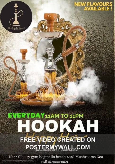 Copy of The shisha space | PosterMyWall